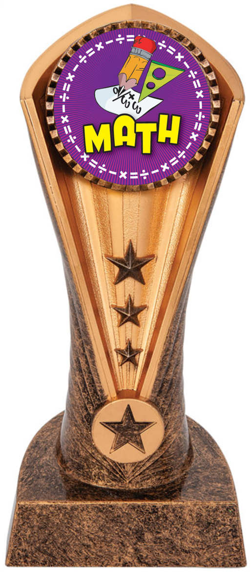 Math Trophy, Cobra Style Resin – Half Price Awards